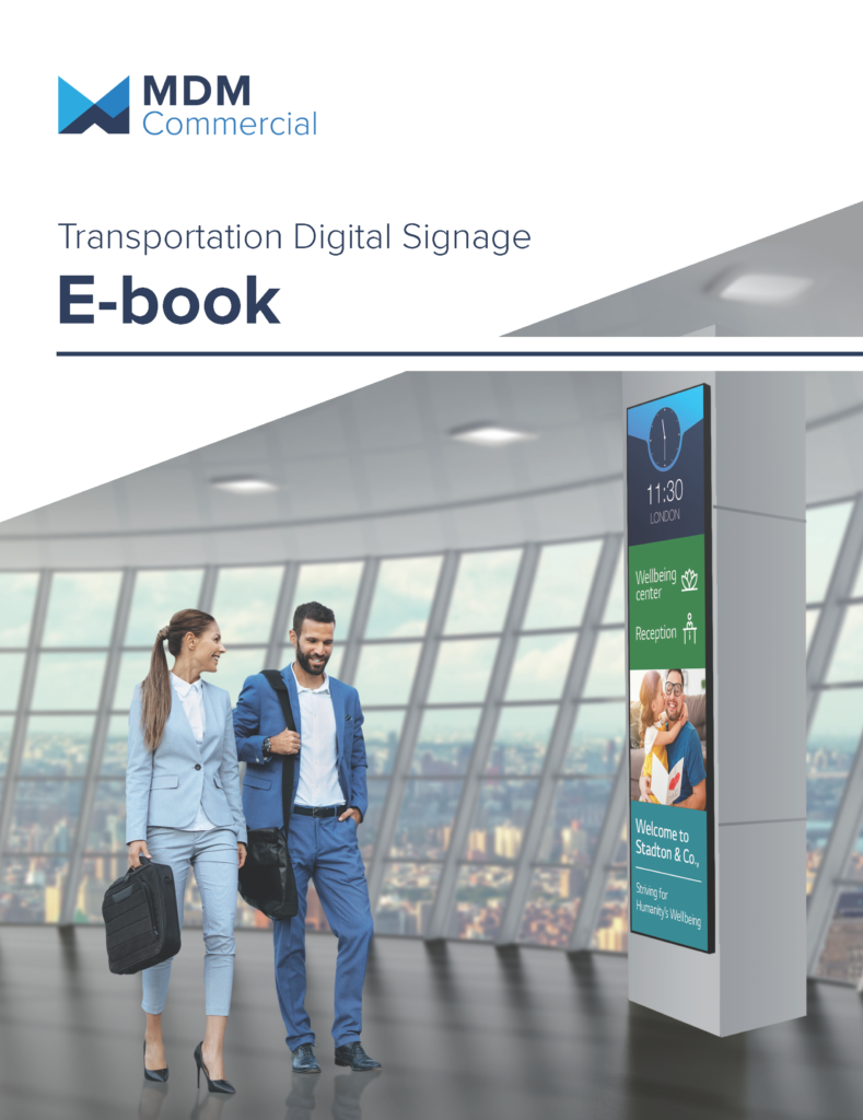 MDM Commercial Transportation Hub Digital Signage ebook - MDM