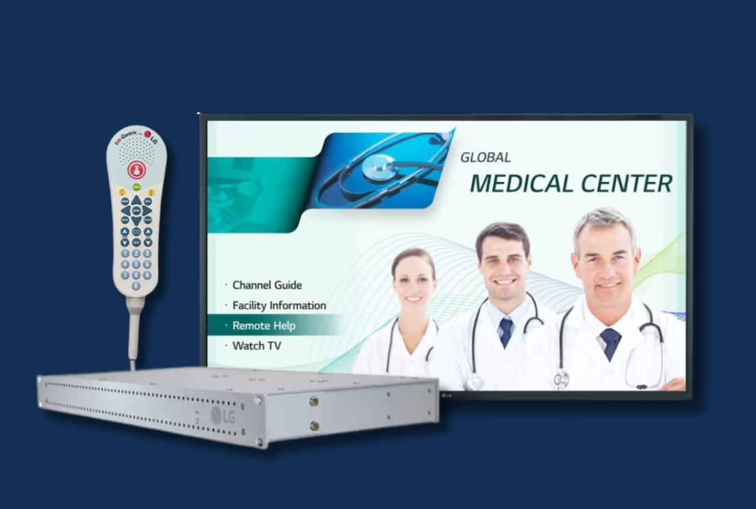 The Connected Bedside Solution Powered by LG | LG Hospital TVs from MDM ...